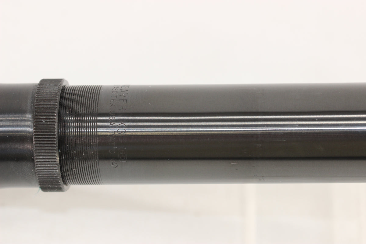 Weaver K3 60 Scope - Post and Crosshair Reticle – pre64win.com