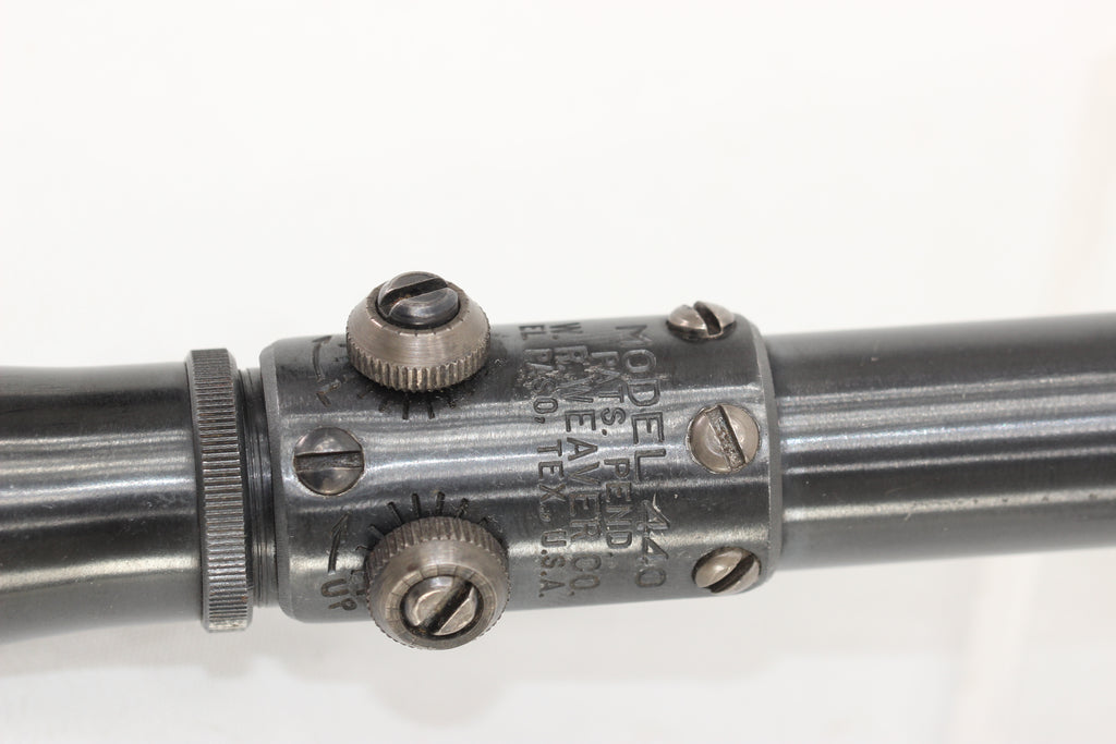 Weaver 440 3/4" Scope - Fine Crosshair and Dot Reticle – pre64win.com