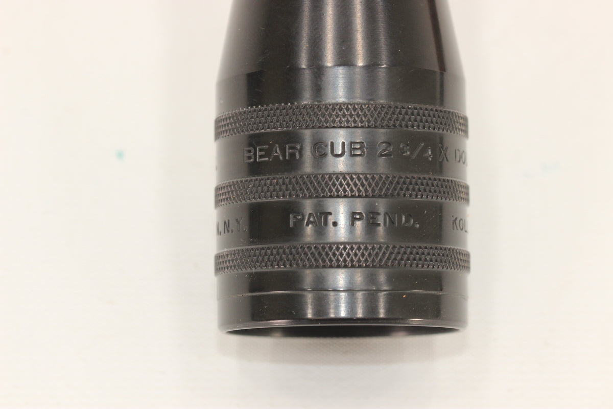 Kollmorgen / Stith 2-3/4x Bear Cub Scope - 26mm Tube - with Leather Co ...