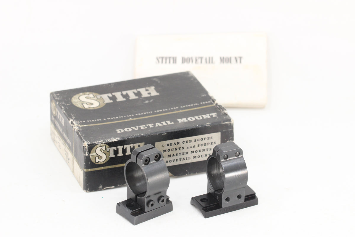Stith 7/8" Two-Piece Scope Rings and Bases, with Box and Instructions ...